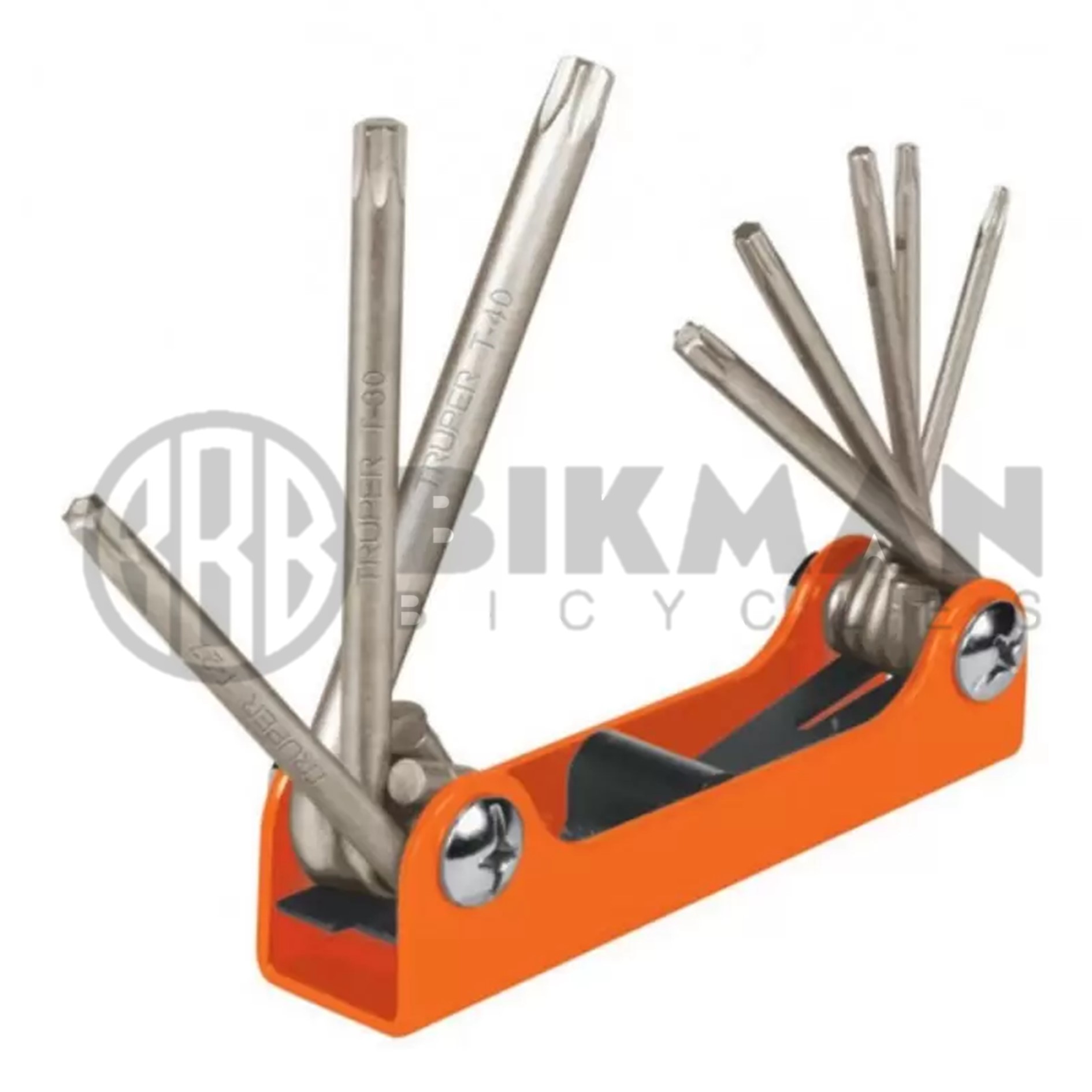 LLAVE MULTIFUNCIONAL TRUPER DE 8 LLAVES TORX T9-T40 15569 – Bikman Bicycles